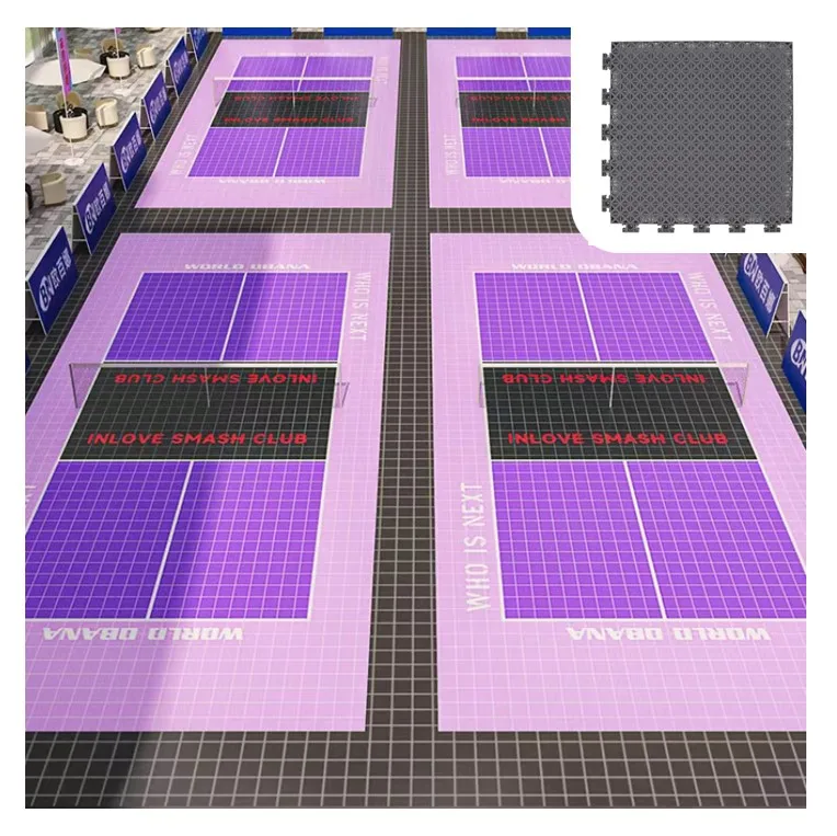 Wholesale Pickleball-court-floor-tiles Plastic Floor for Pikleball ...