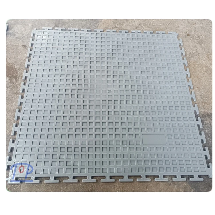 Anti-Slip PVC Interlocking Workshop Floor Tiles Plastic Vinyl Click ...