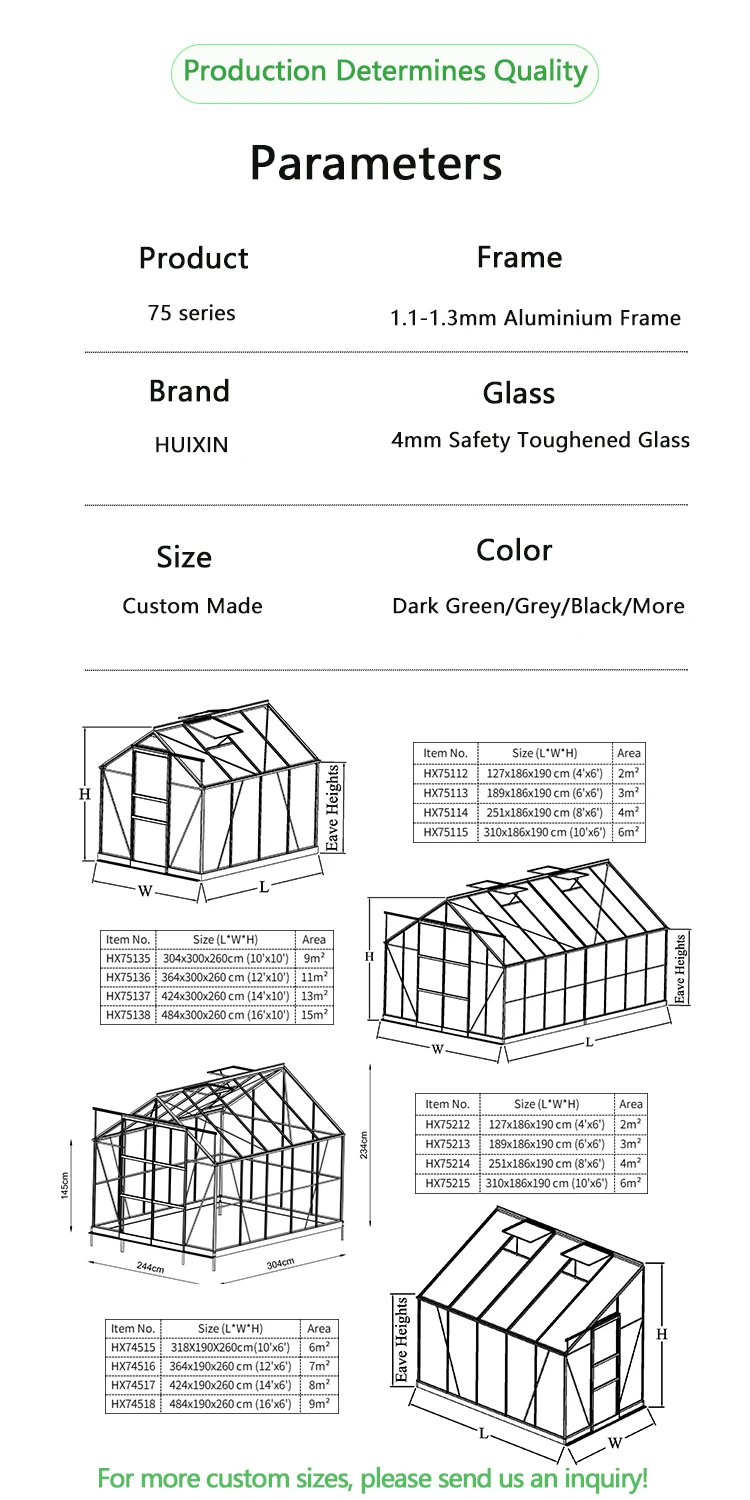 Metal Outdoor Frame Structure Greenhouse For Vegetable Garden Sunroom ...