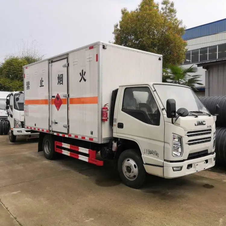 Van Type Dangerous Goods Transportation Driving Force Van Factory ...