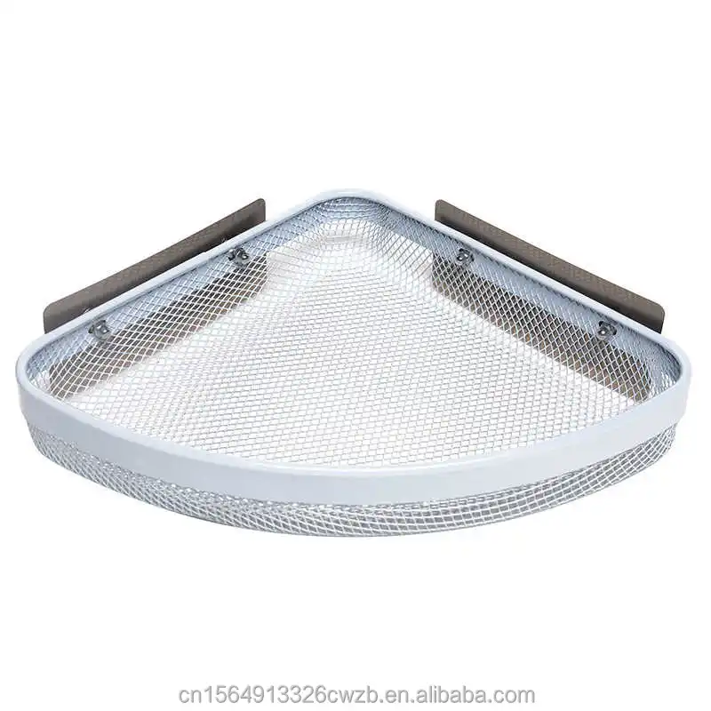 Bathroom Triangle Storage Rack Non Perforated Wall Mounted Storage Rack ...