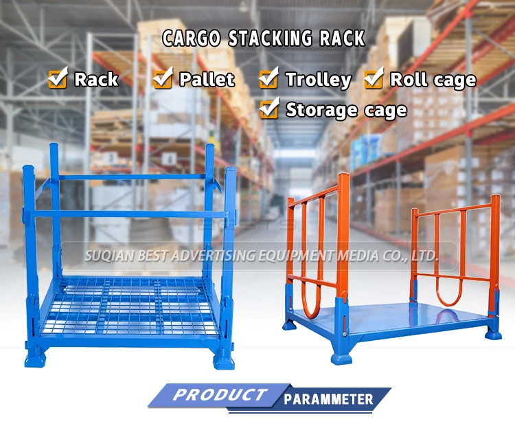 Collapsible Storage Steel Wire Mesh Container Folding Stillage Cage ...