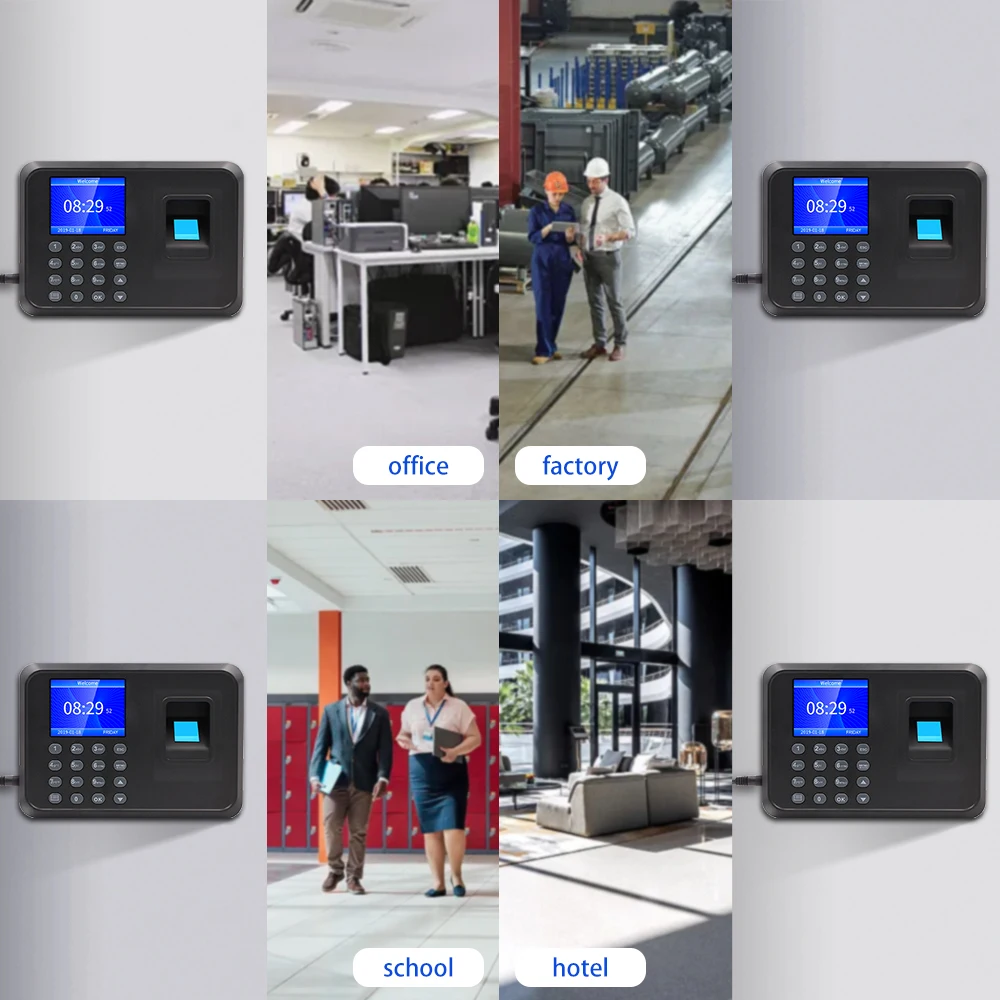 Smart Biometric Fingerprint Time Attendance Clock Recorder