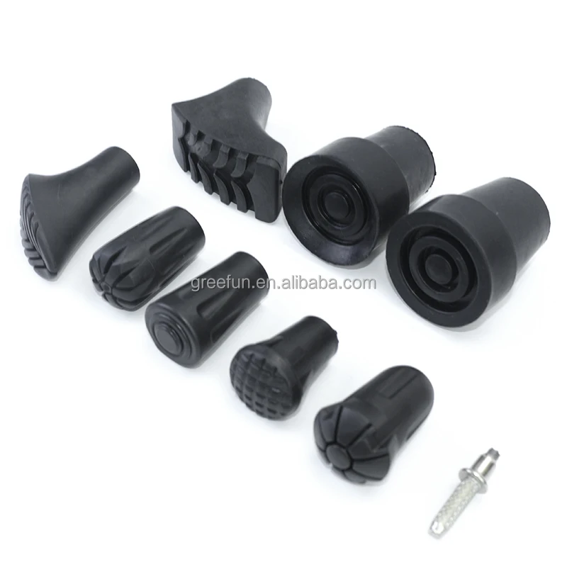 Rubber Trekking Pole Tips - Durable and Reliable Accessories