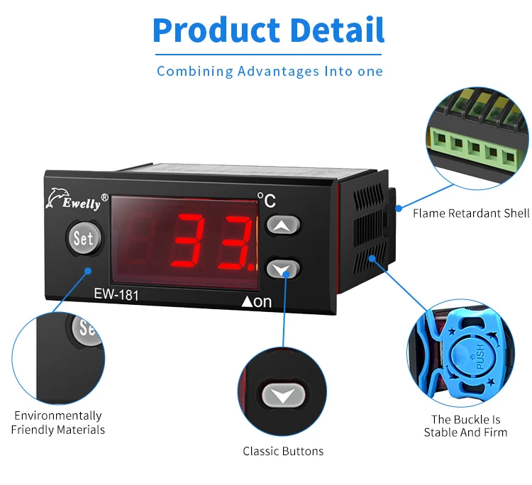 Ewelly EW-181H Chiller Controller - Precision Cooling