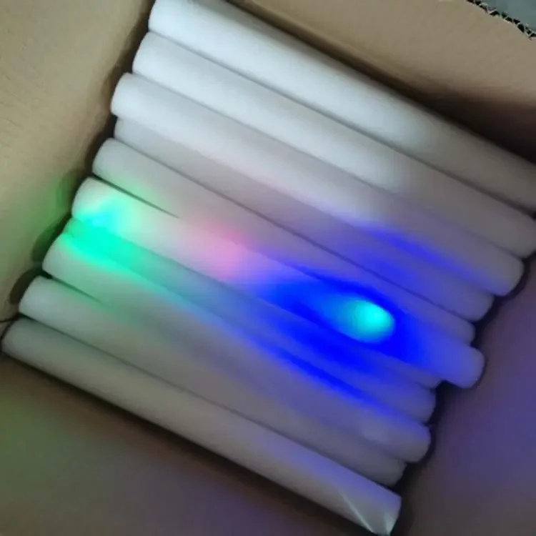 Rc Colorful Custom Led Foam Glow Sticks Concert Flashing Cheering Led ...