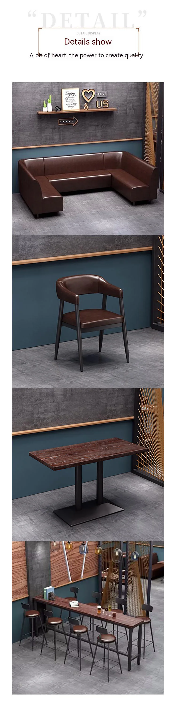 Retro Cafe Restaurant Furniture - Stylish & Durable