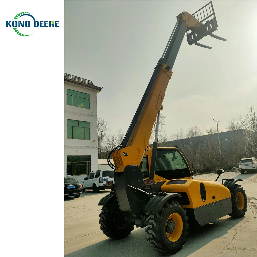 High Quality Small Mini Farm Telescopic Loader Telehandler With Forks ...