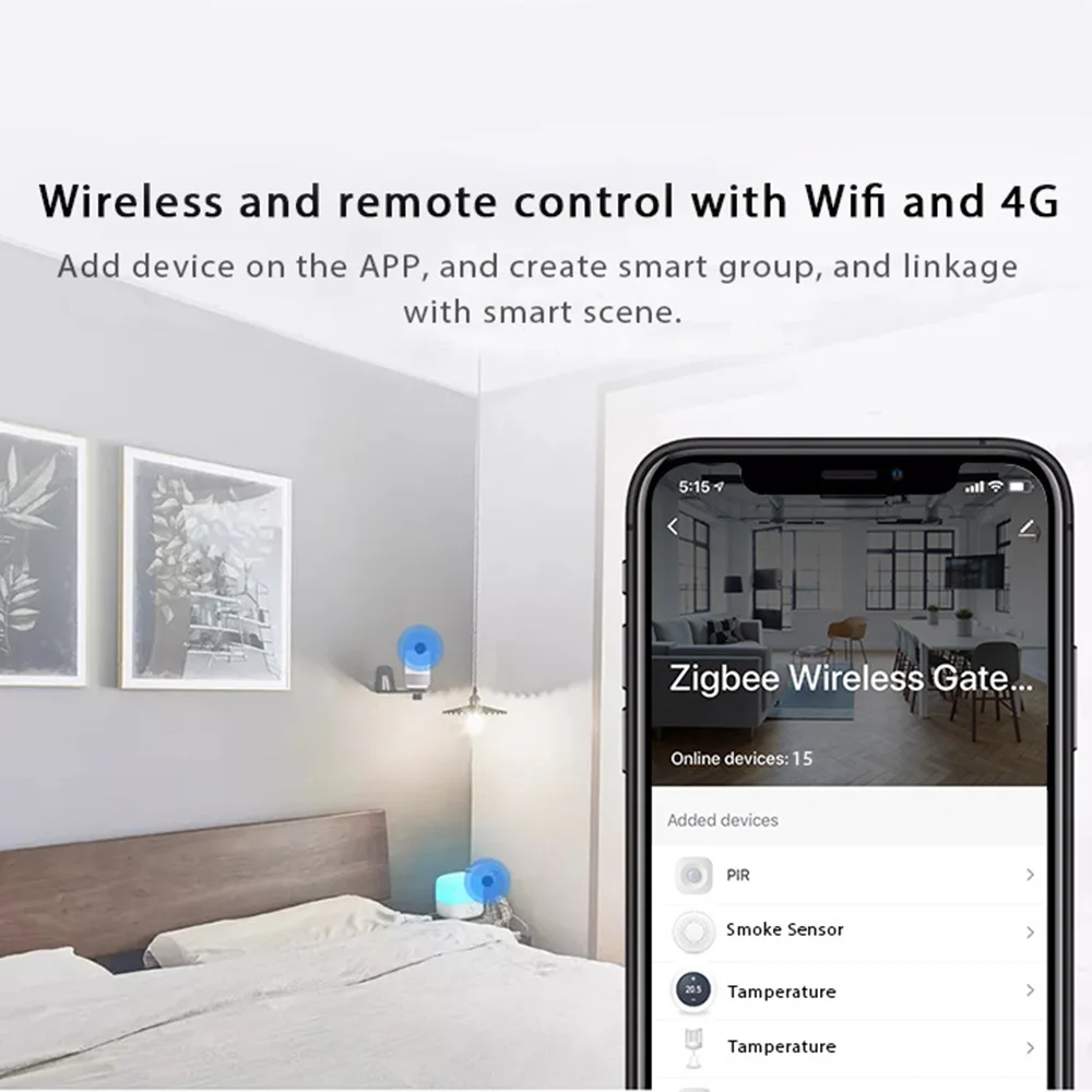 YIERYI Wireless Hub Zigbee 3.0 - Smart Life Tuya Gateway