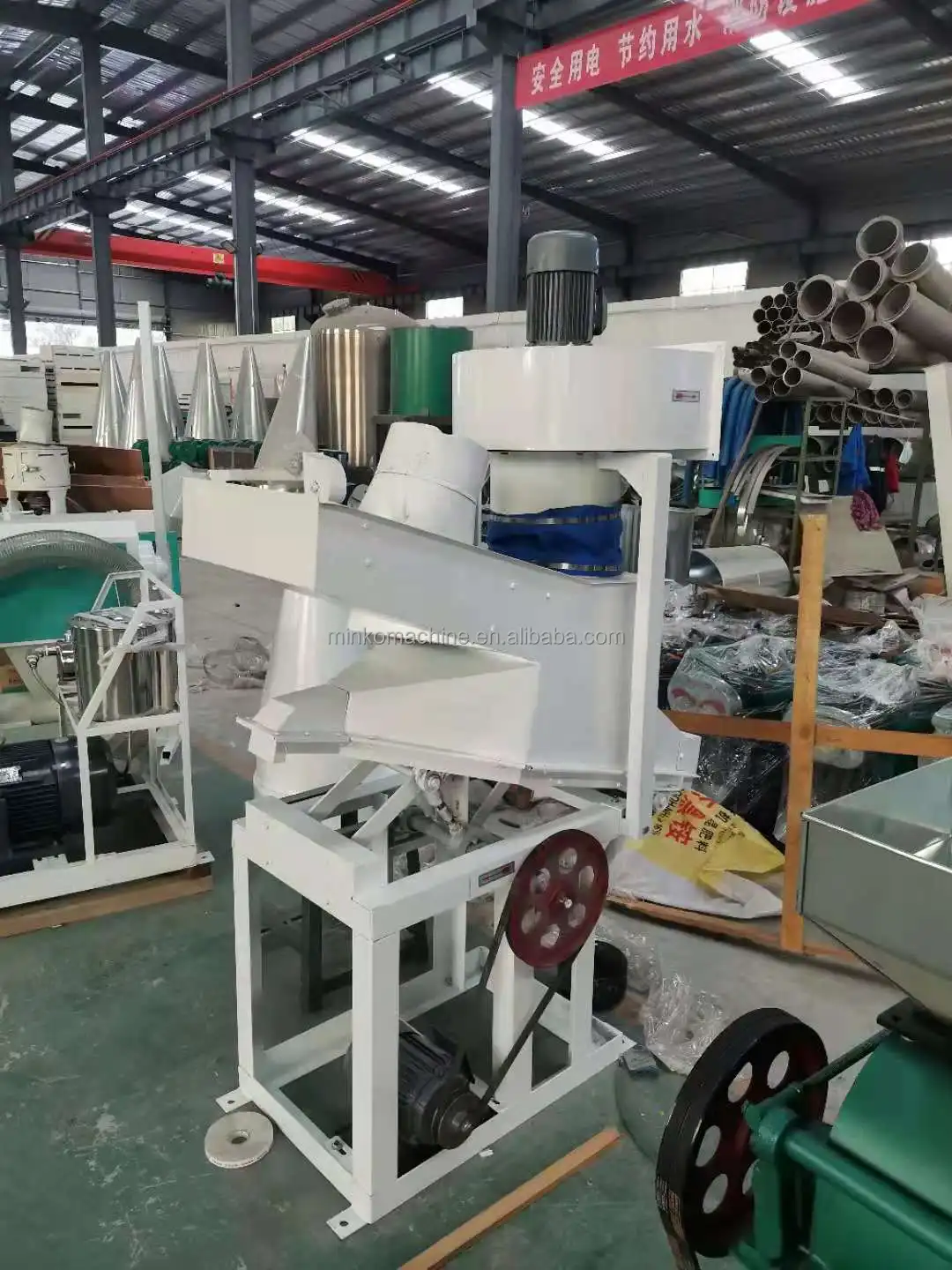 Mung Bean Rice Destoner Seed Grain Wheat Cleaning Machine Fine Air ...