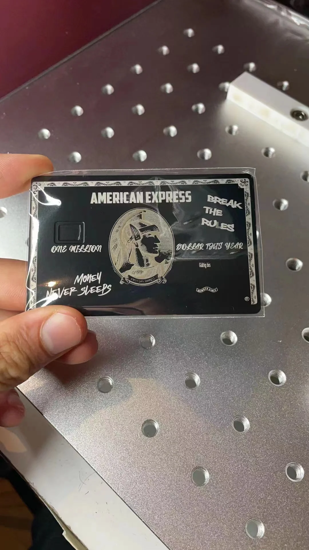Custom Laser Engraved Metal Credit Cards - Durable & Stylish