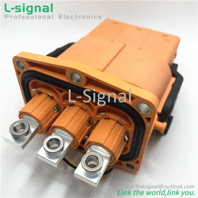 High Quality 3pos 200a Plug Socket 1 Set Hvil Plastic Connector For Ev ...