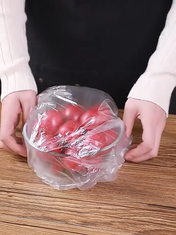 Kitchen Disposable Food Fresh Keeping Elastic Stretch Plastic Saran ...