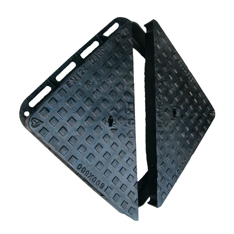 BS EN124 D400 Manhole Covers - Ductile Iron & Double Triangular