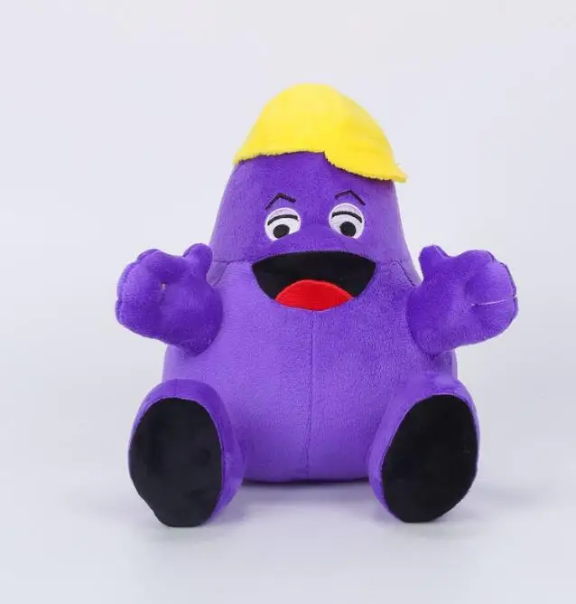 Cartoon Stuffed Animal Purple Grimace Shake Plush Milk Monster Plush ...