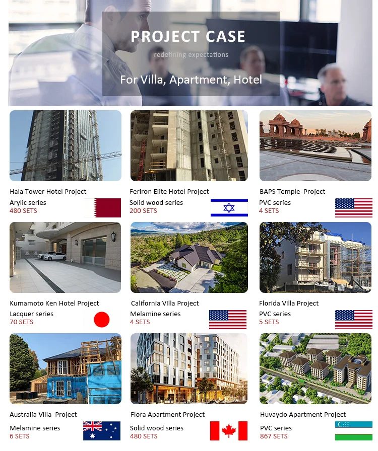 Realgres White China Factory Made Simple Modern Hanging Kitchen Cabinet Designs Solid Wood