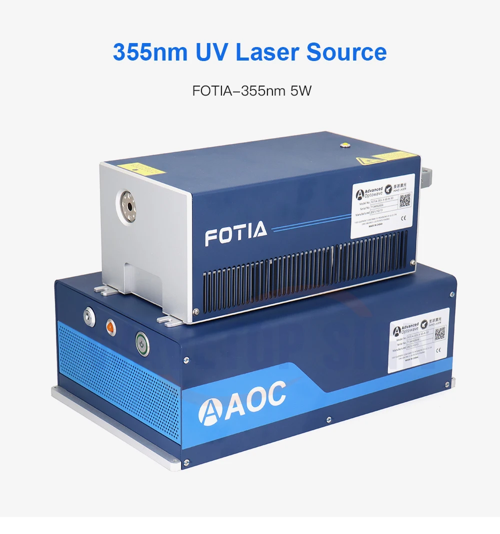 Fotia 355nm Uv Laser Source - Air & Water Cooled For Laser Powder Bed Fusion 3d Printer - Oem