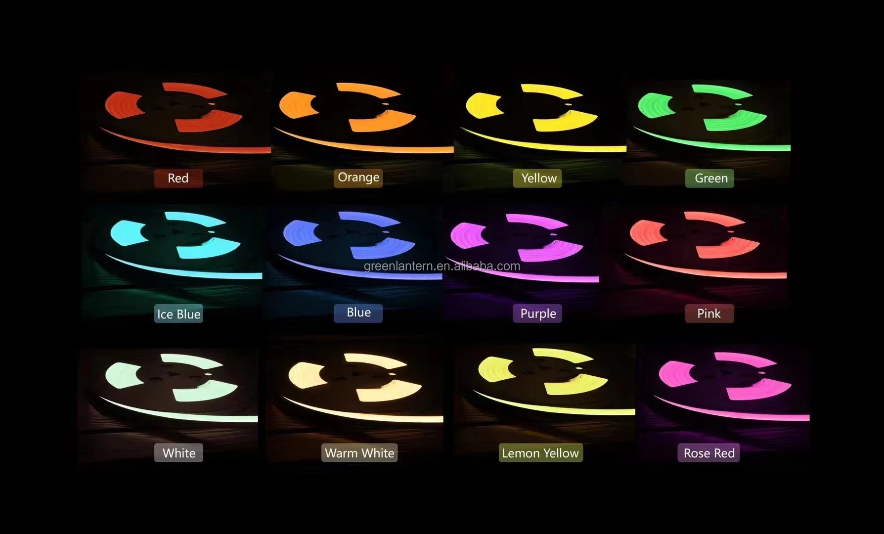 12V LED Neon Rope Lights - Waterproof and Diy-friendly