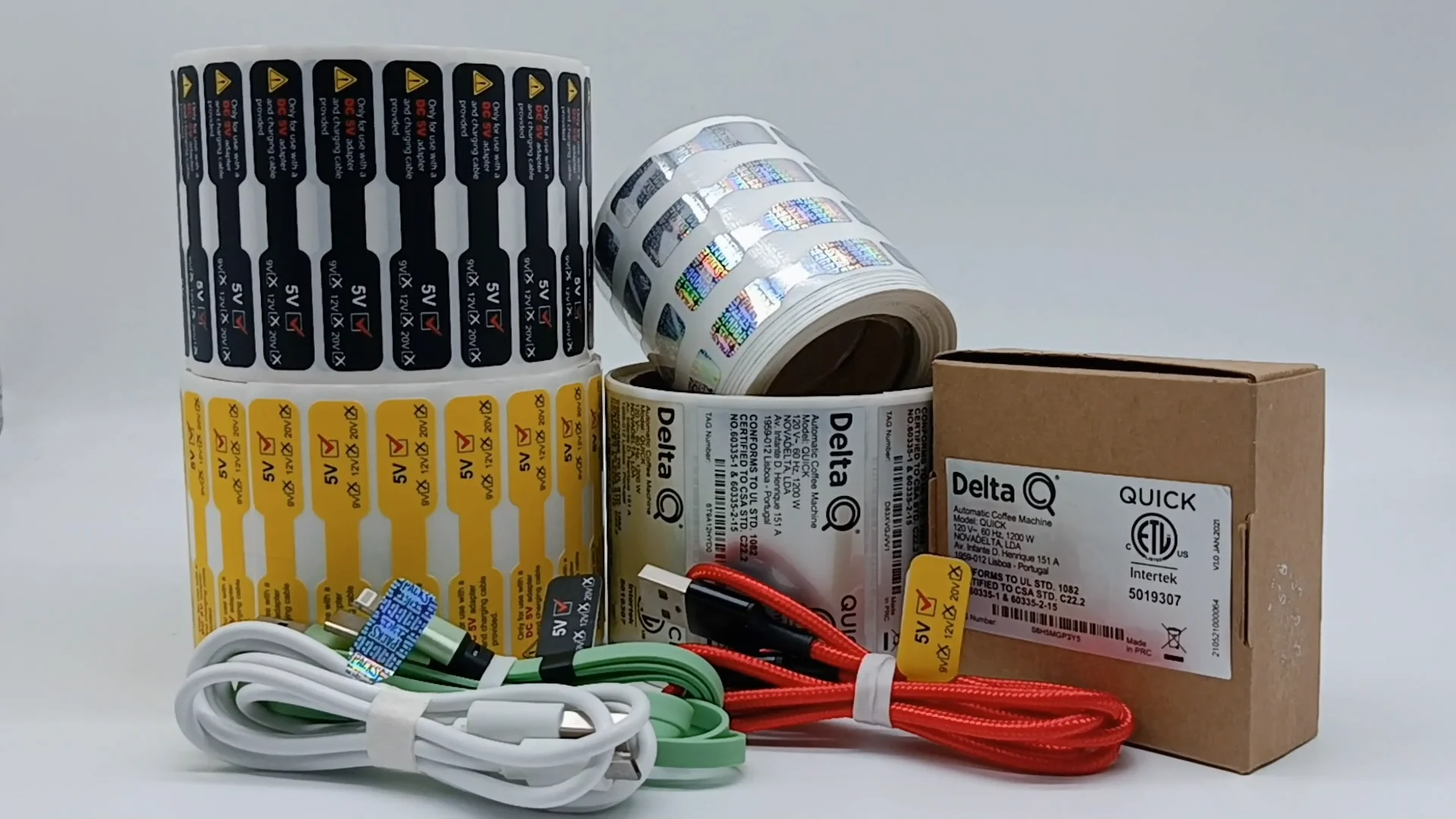 Adhesive Custom Warning Sign Sticker Roll Handle With Care Fragile Box ...