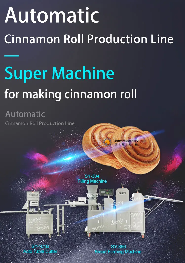 Seny Multi Function Automatic Cinnamon Bread Roll Maker