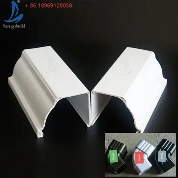 Seamless Pvc Rain Gutter 3 Inch Rain Gutters For House Waterproof - Buy ...