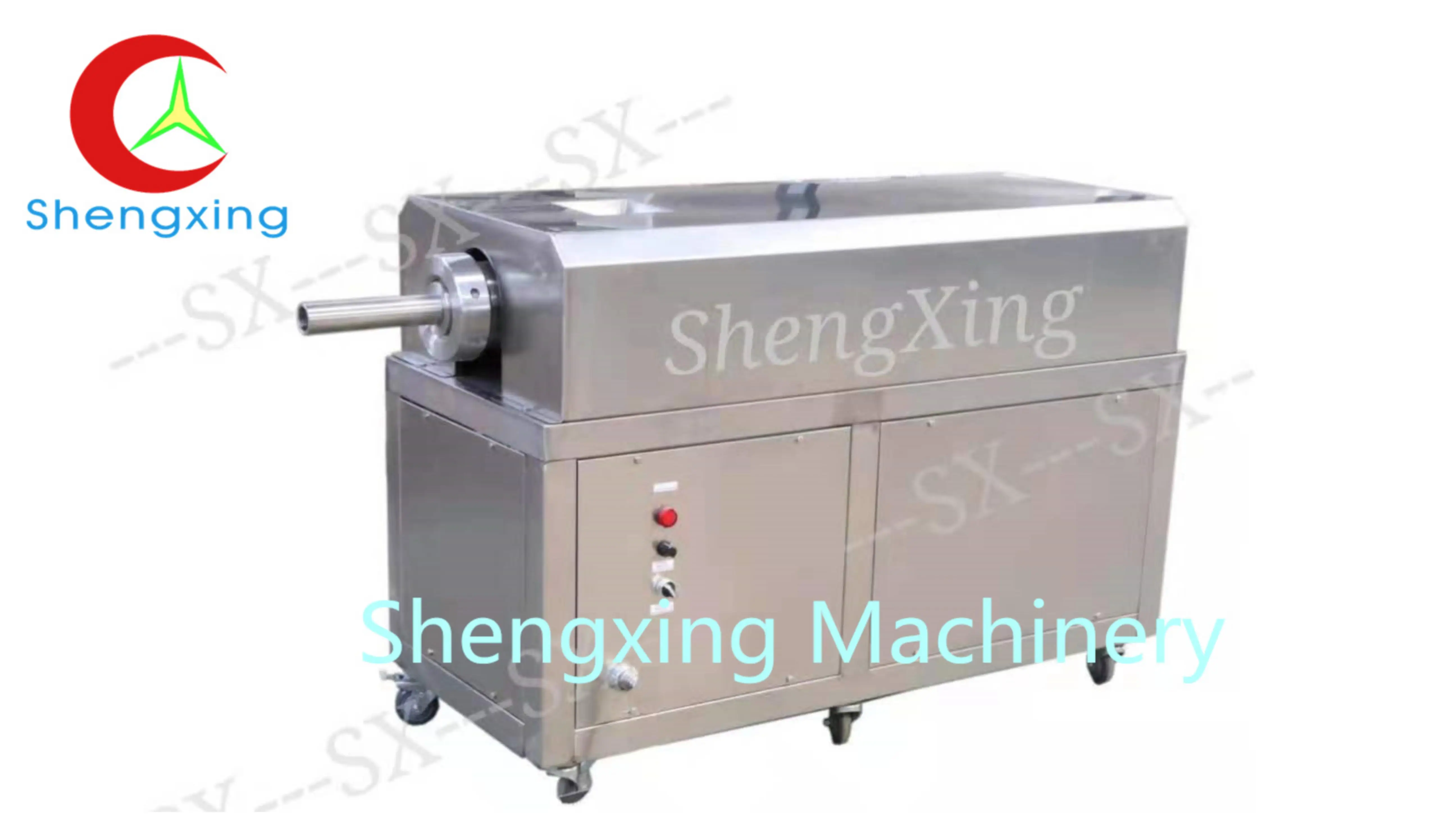 SX-FSJ-100 Whole Set Shrimp Prawn Cracker Making Machine Production ...