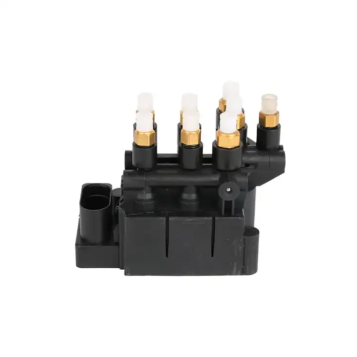 Air Suspension Compressor Solenoid Valve Block For Audi Q7 4m 2016 ...