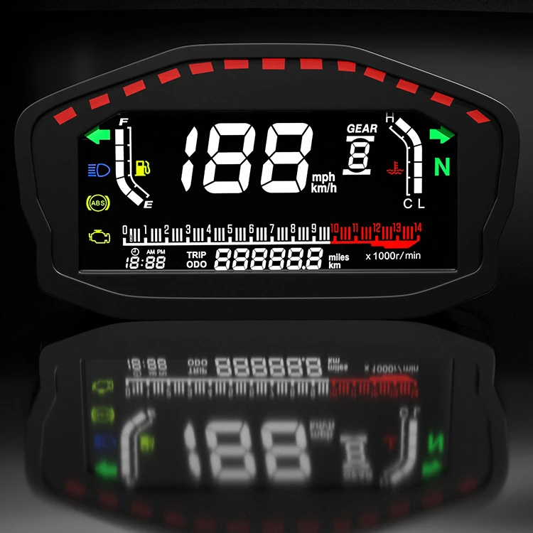 Universal Motorcycle Digital Dashboard - Reliable & Versatile