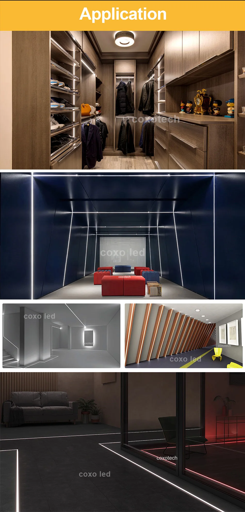 COXO Mini Cut Anywhere COB LED Strip - 50000 Hours Lifespan