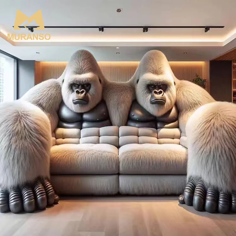 Gorilla Shaped King Kong Sofa Set - Modern Big Living Room Furniture ...