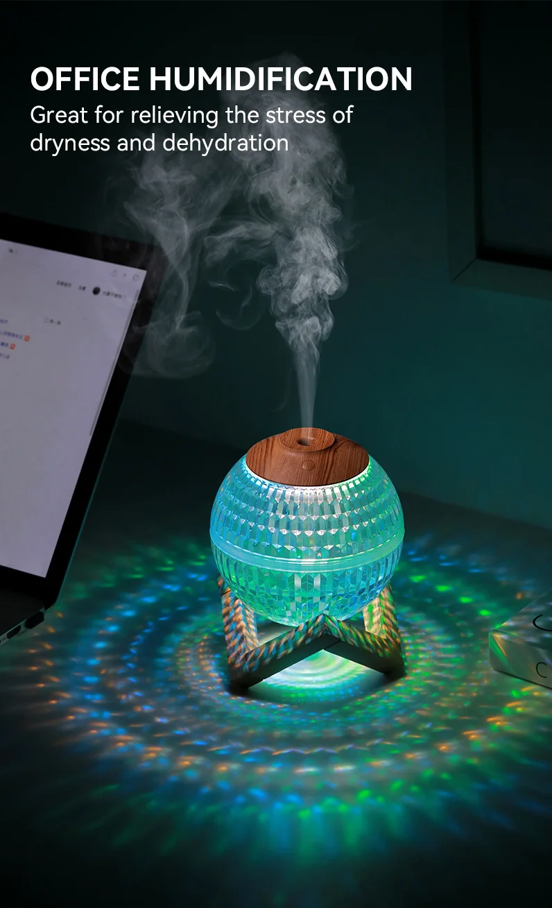 Portable Cool Mini Smart Air Mist Humidifier Diffuser In Crystal Ball ...