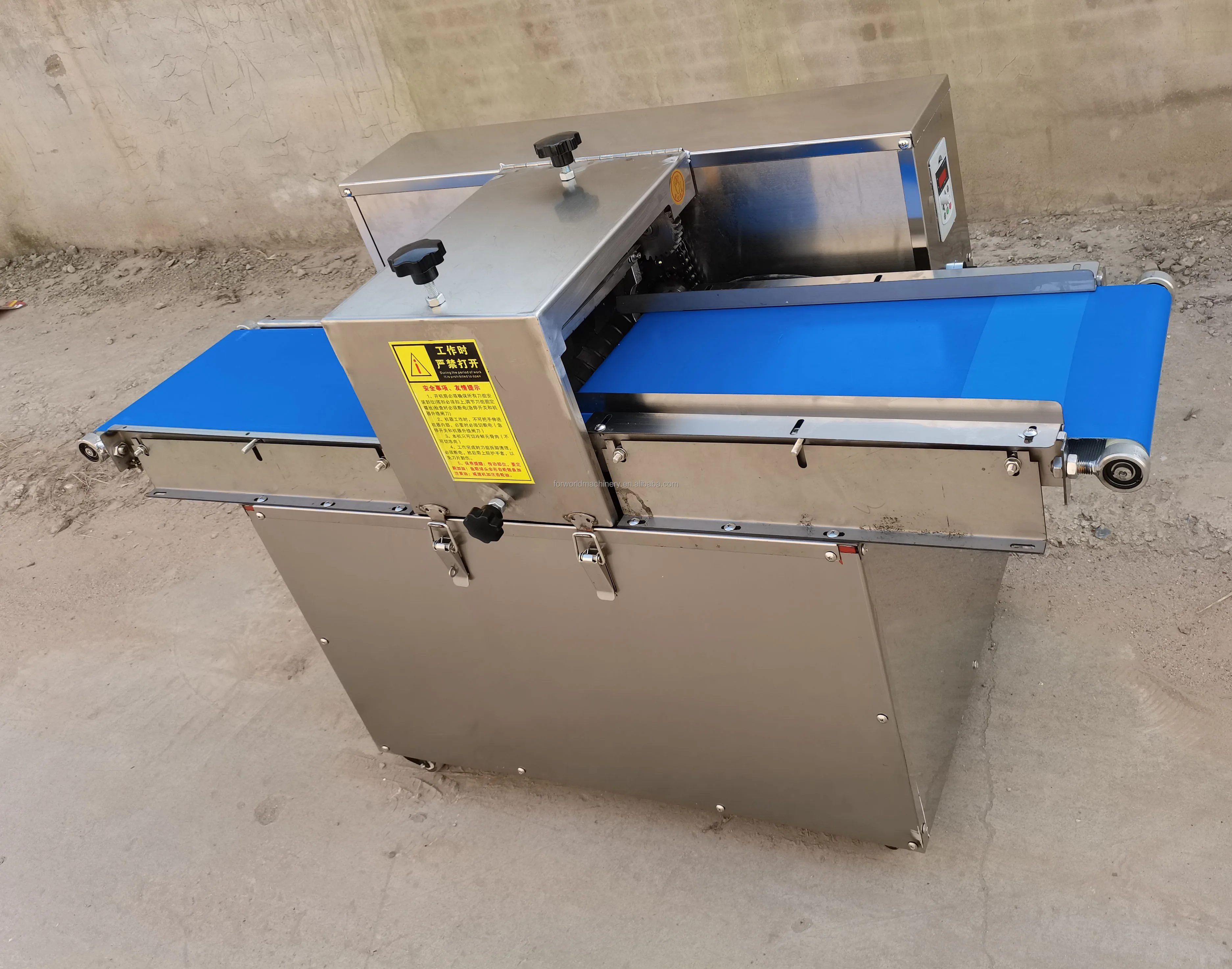 Automatic Meat Slice Machine Fresh Meat Bacon Slicing Machine Stainless ...