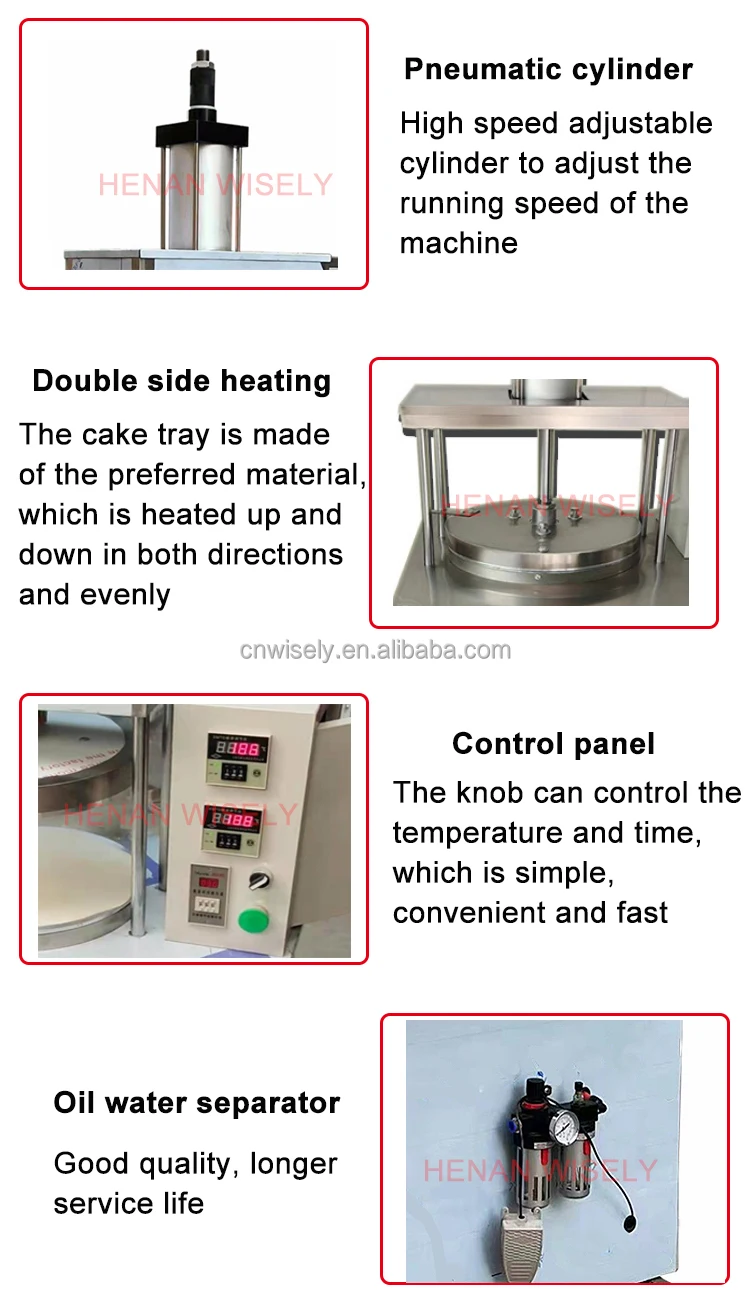 Flat Bread Flattening Machine - Efficient Dough Presser