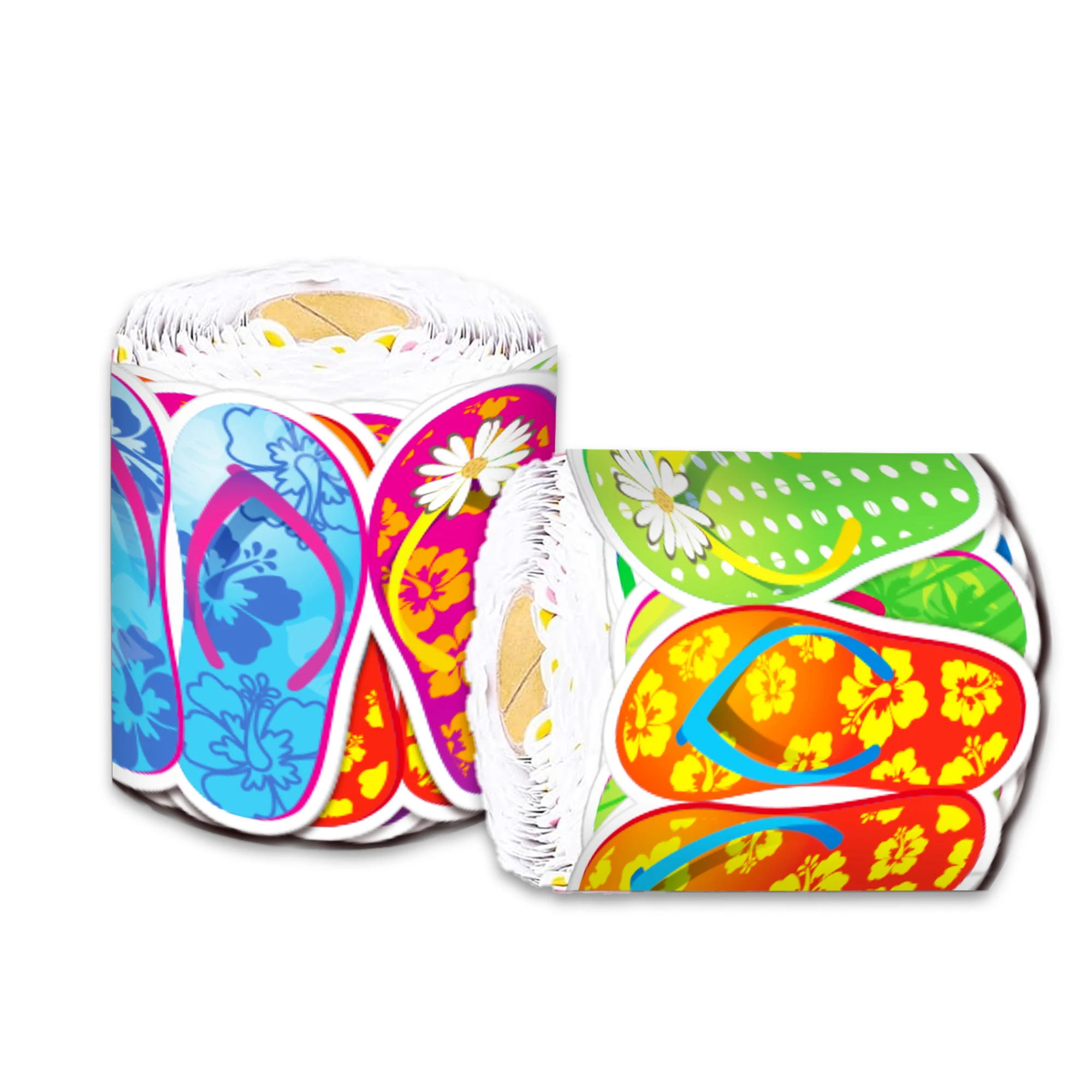 Jt058 Flip Flop Bulletin Board Borders Trim Stickers Roll Self Adhesive ...