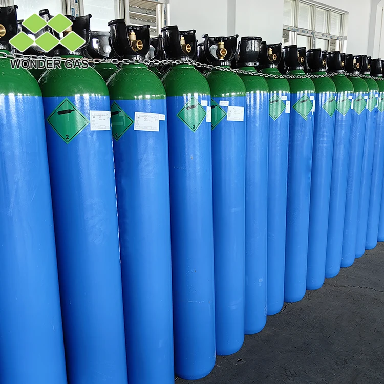 Industrial 50L Argon Gas Cylinder - Refillable & Durable