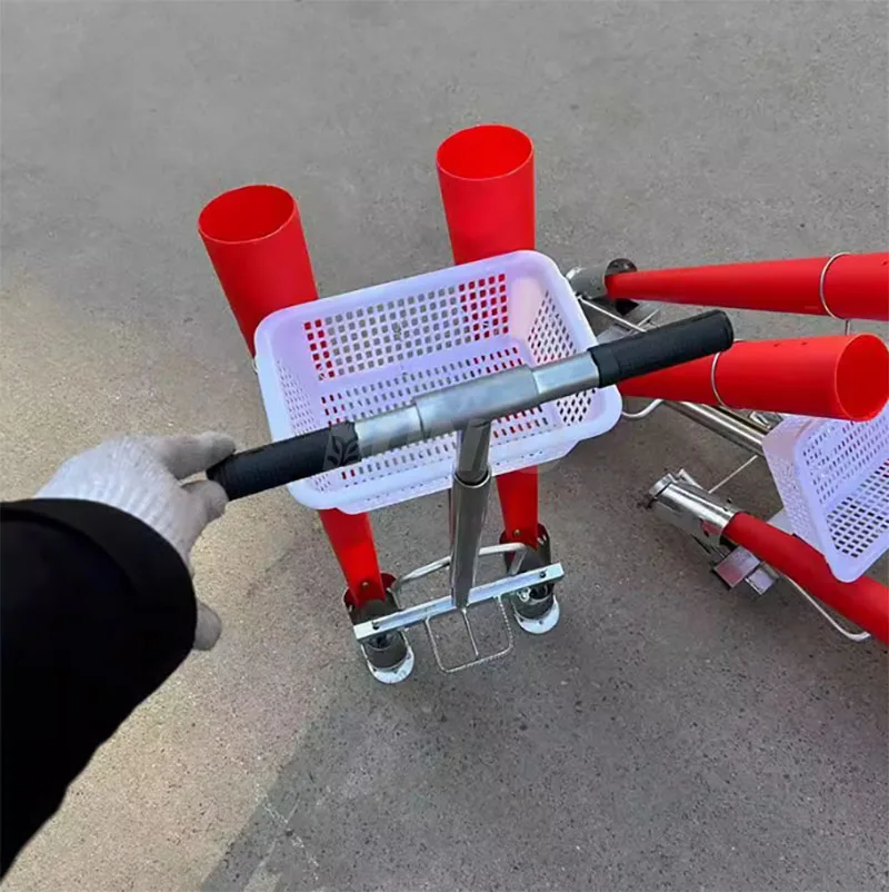 2 Row Hand Held Fruit Pepper Tomato Vegetables Seedling Planter