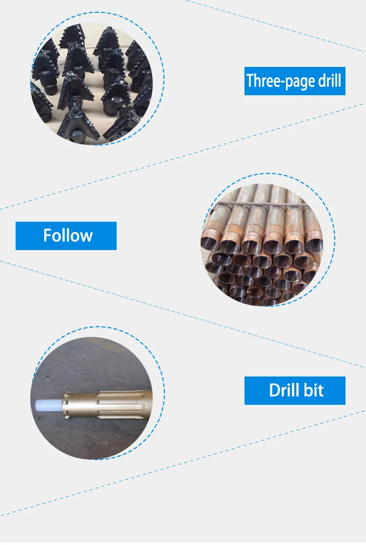 65 Dth Ground Drilling Rig Driver Pile Blasthole Drilling Rig With Air ...