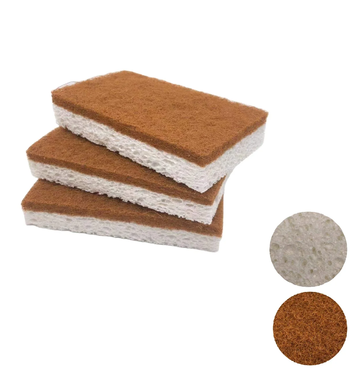 Eco-friendly Coconut Complex Cellulose Sponge Natural Dish Cellulose ...
