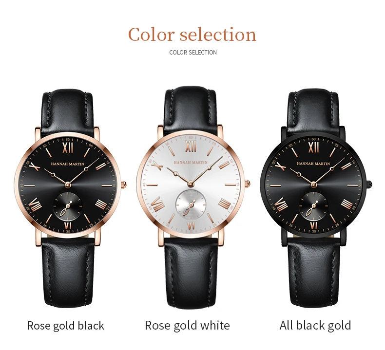Hannah Martin Watch Factory Wholesale Classic Waterproof Ladies Wrist ...