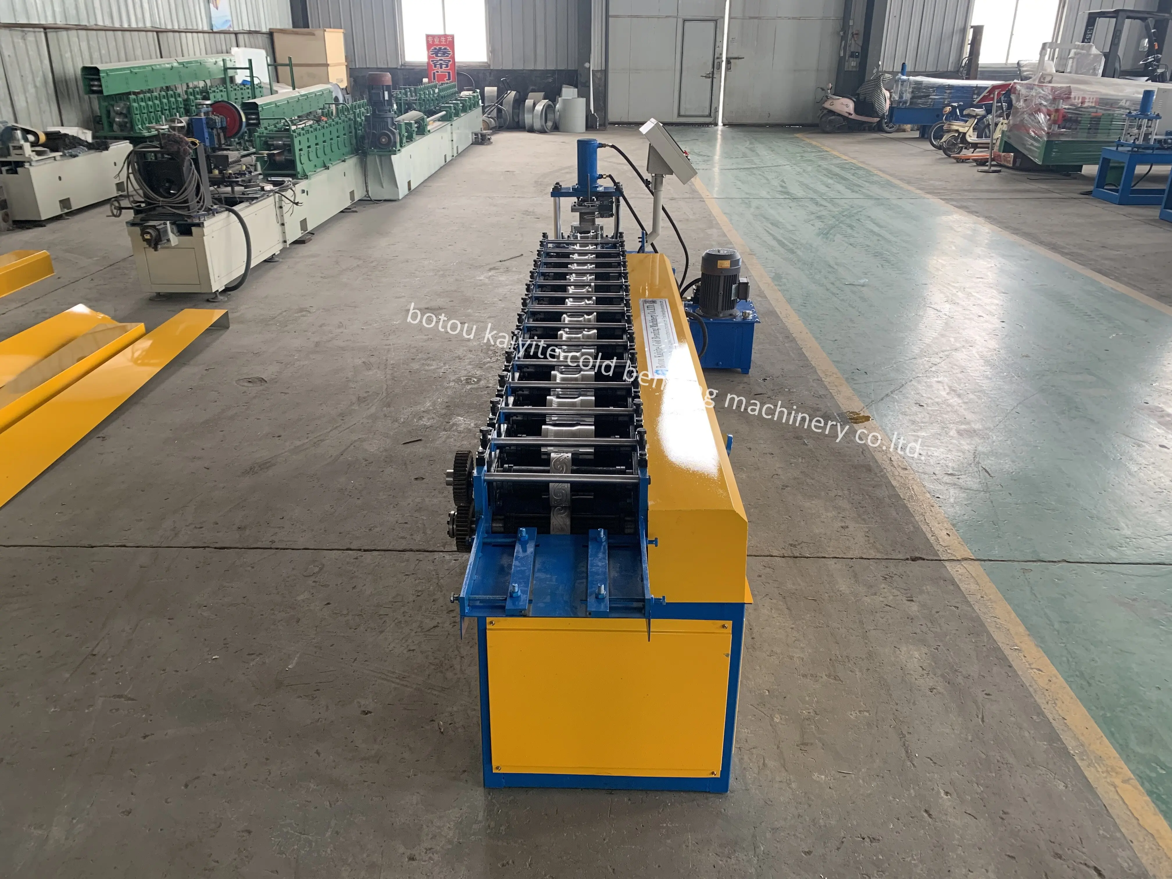 Roller Shutter Door Bottom Rail Guide Panel Roll Forming Machine For Sale - Buy Shutter Door ...