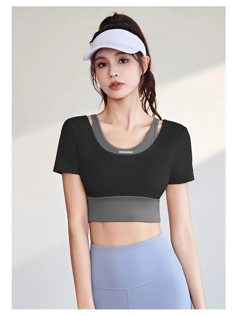 New Fashion Padded Gym Sports Crop Top Plus Size Women Clothing Sports Bra Buy Fitness Crop