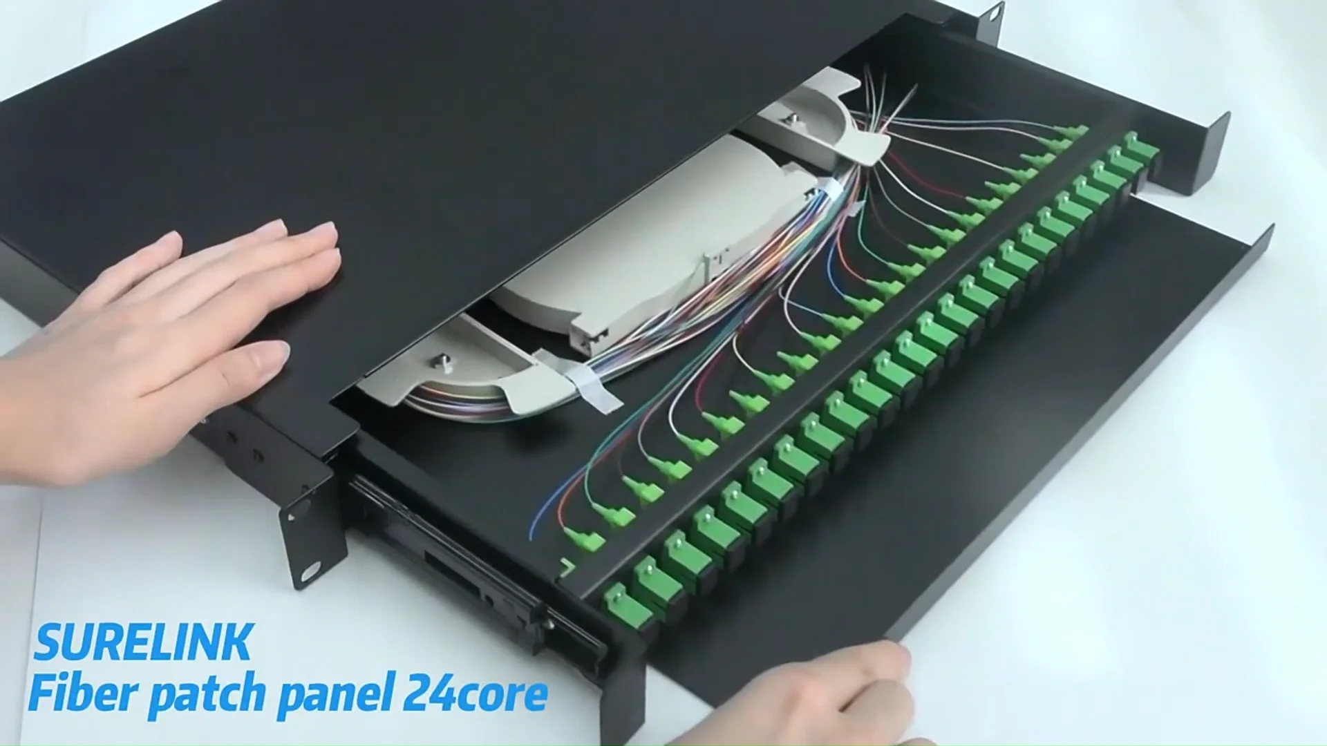 Drawer Type Fiber Patch Panel Optical Distribution Frame Odf 12 24 48 ...