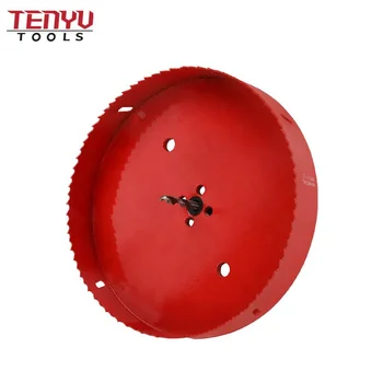 200mm Heavy Duty Wood Core Drill Bit Hole Saw With Built In Arbor For ...