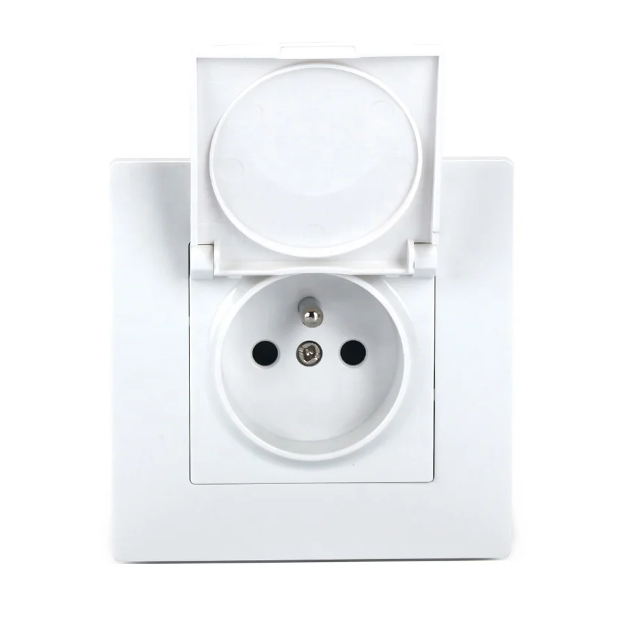 Alibaba.com: Wholesale French Style PC Plastic 86*86 Wall Plug Sockets ...