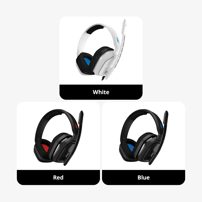 Logitech Astro A10 Esports Gaming Headset Over Ear Gaming Headphones ...