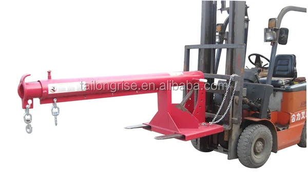 Forklift Telescoping Boom Crane Heavy Duty Extended Boom Lift Master ...