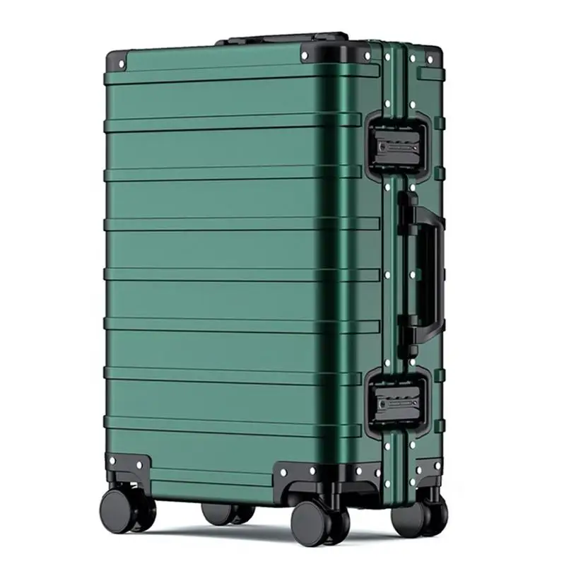 Aluminum Travel Luggage Design Trunk Suitcase With Tsa Lock 360 Degree ...