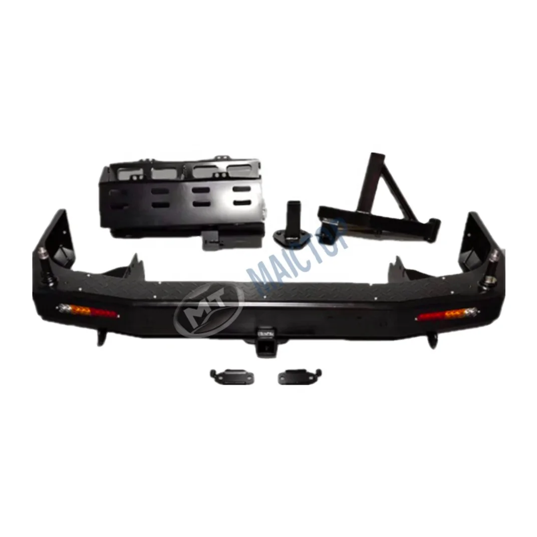 MAICTOP car body kit rear bumper for fortuner bull bar steel rear ...