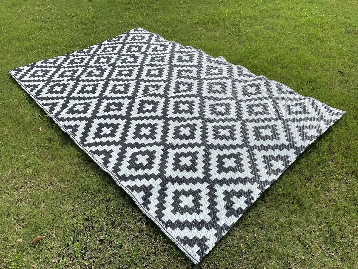 Woven Polypropylene Recycled Plastic Beach Mat Outdoor Plastic Picnic ...