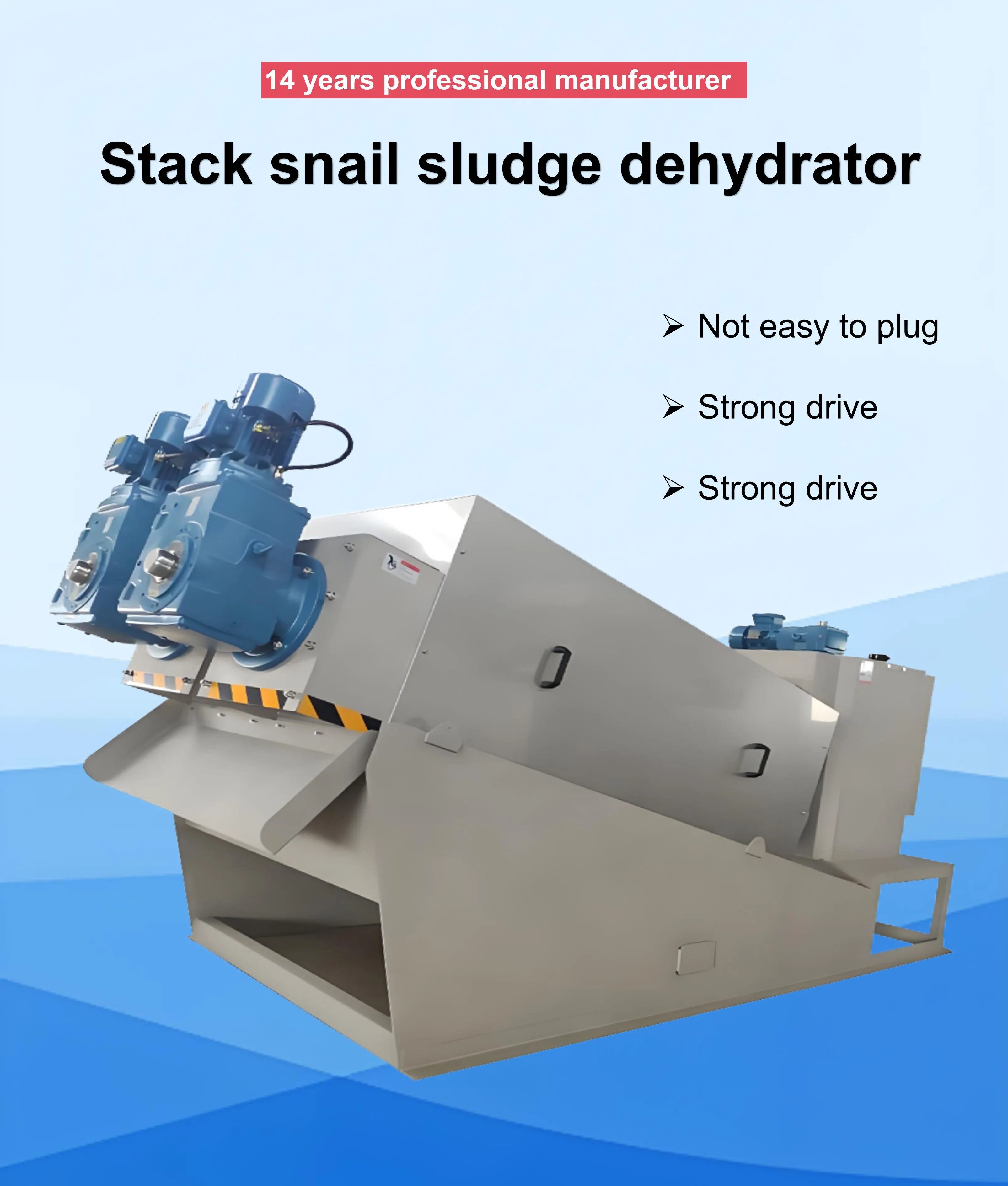 Farm Factory Sludge Separator Dewatering Equipment Stacked Spiral ...